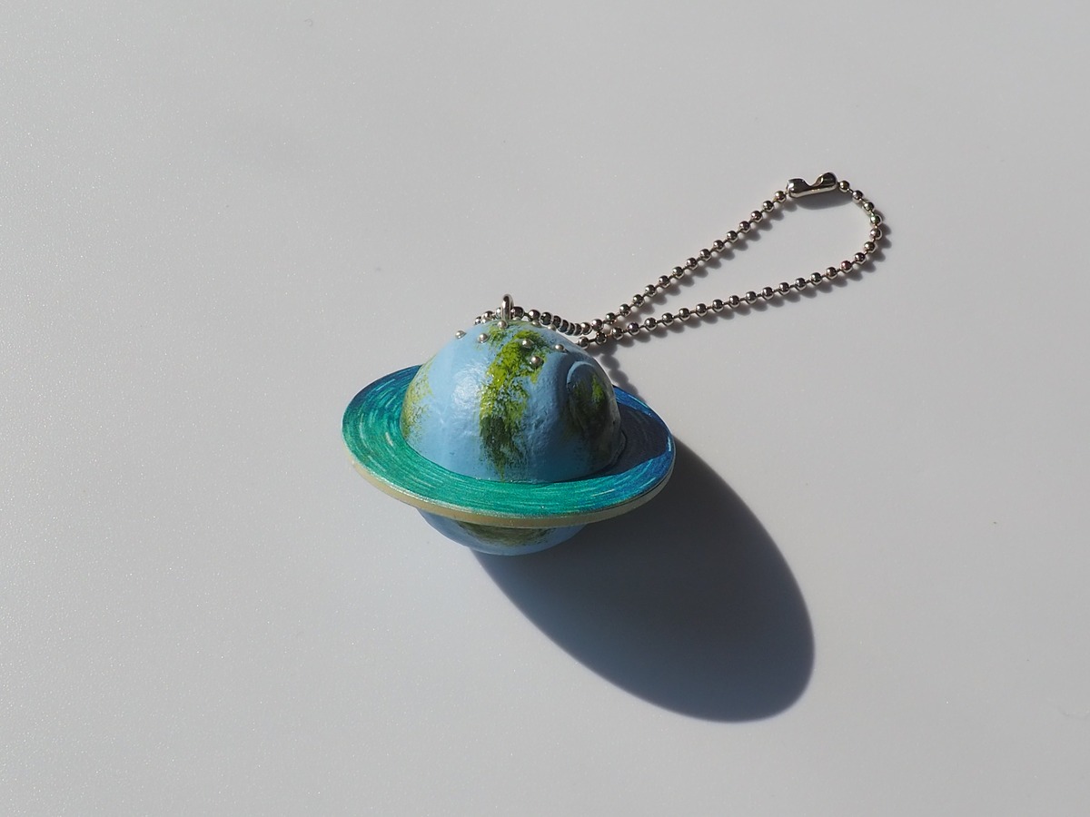 Café Planetaria ミニチュアチャーム③ブループラネットアイスクリーム | nozomiya