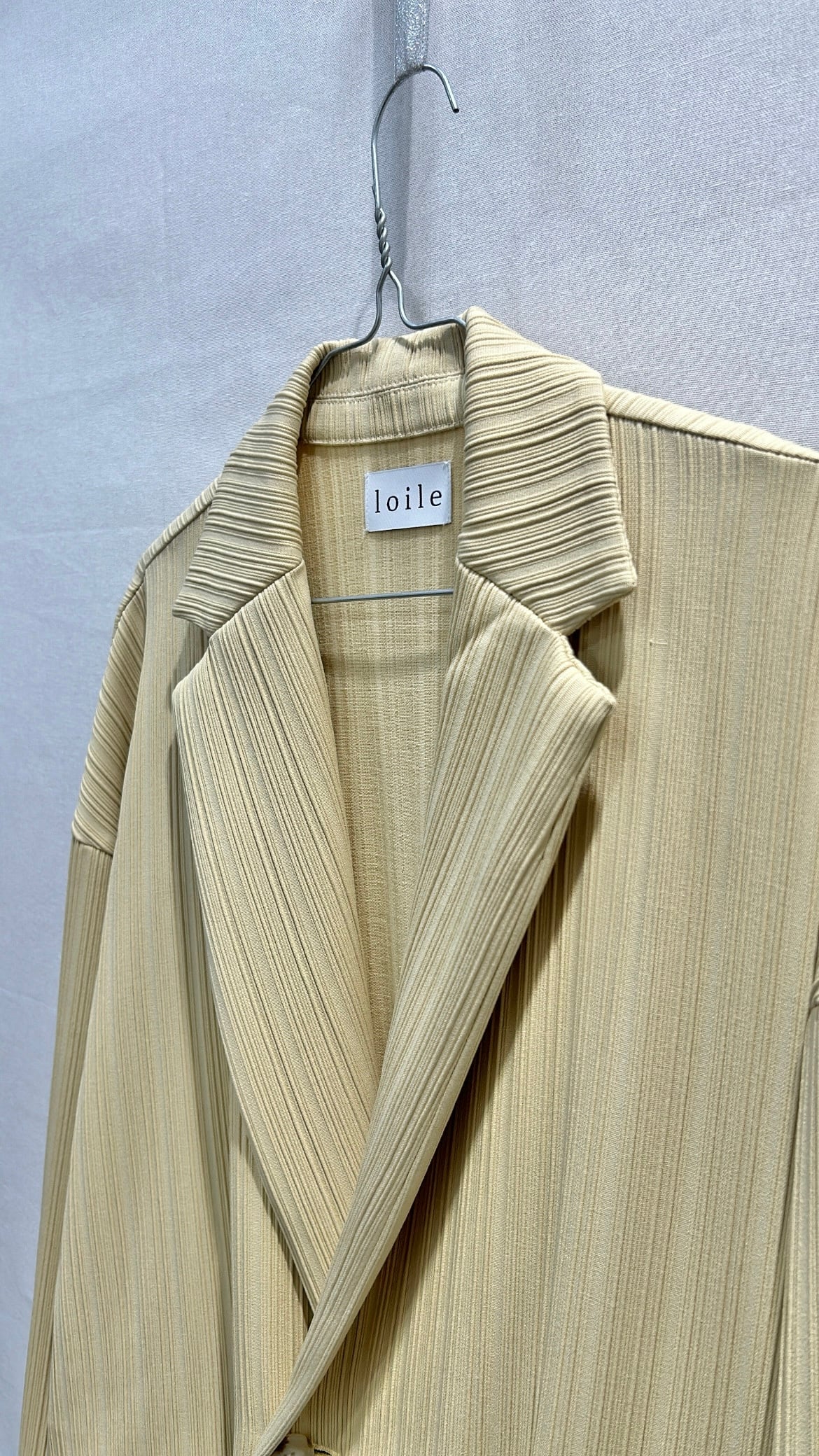 【loile】long turn double ted（light beige） | PuKu