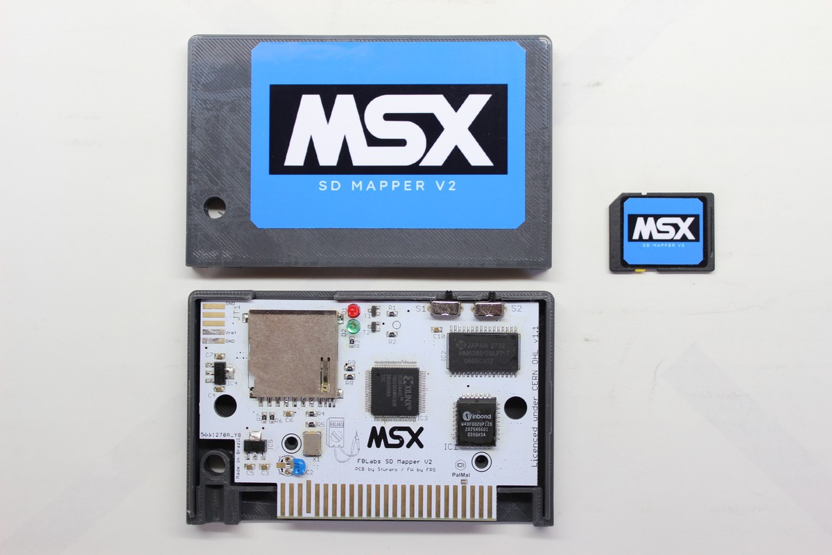 MSX SD Mapper V2 SDカード＆512kBマッパーインターフェースカートリッジ SDカード付き | レトロ堂 | ファミコンとアナログ家電修理