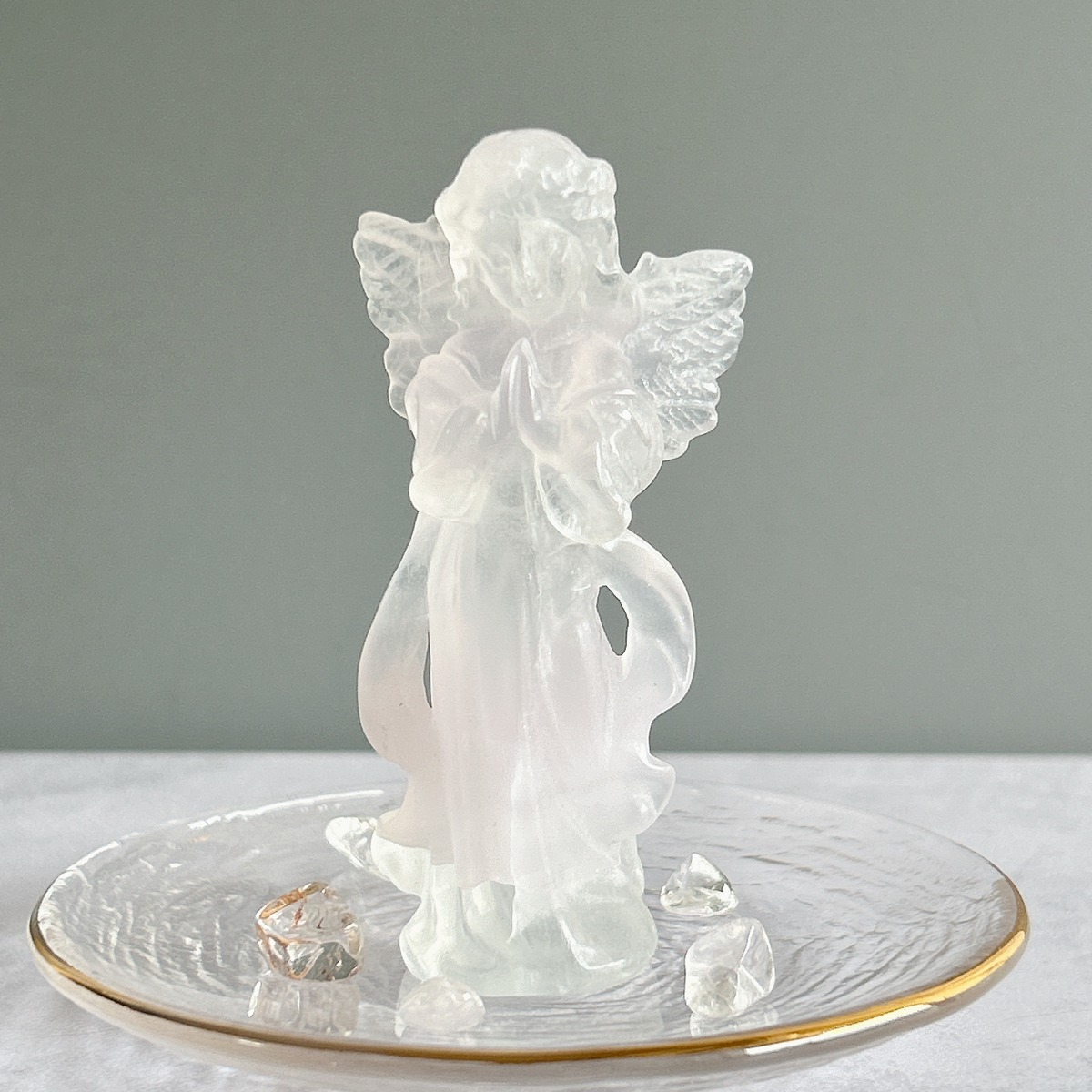 イットリウムフローライト エンジェル | Violet Beaming Stone 〜天然石ショップ〜