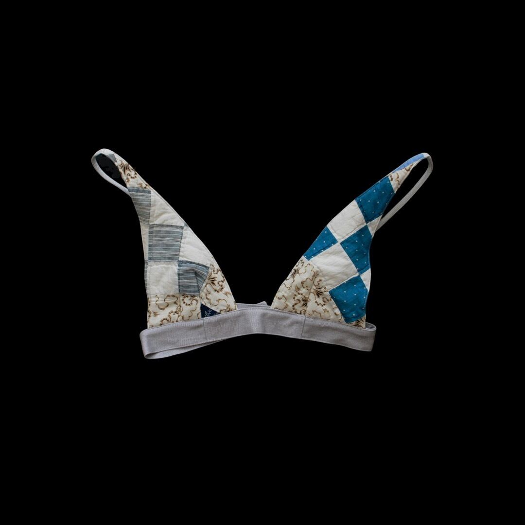 Re; project / 【Bra Bustier meets Denim】1930s American Calico Diamond ...