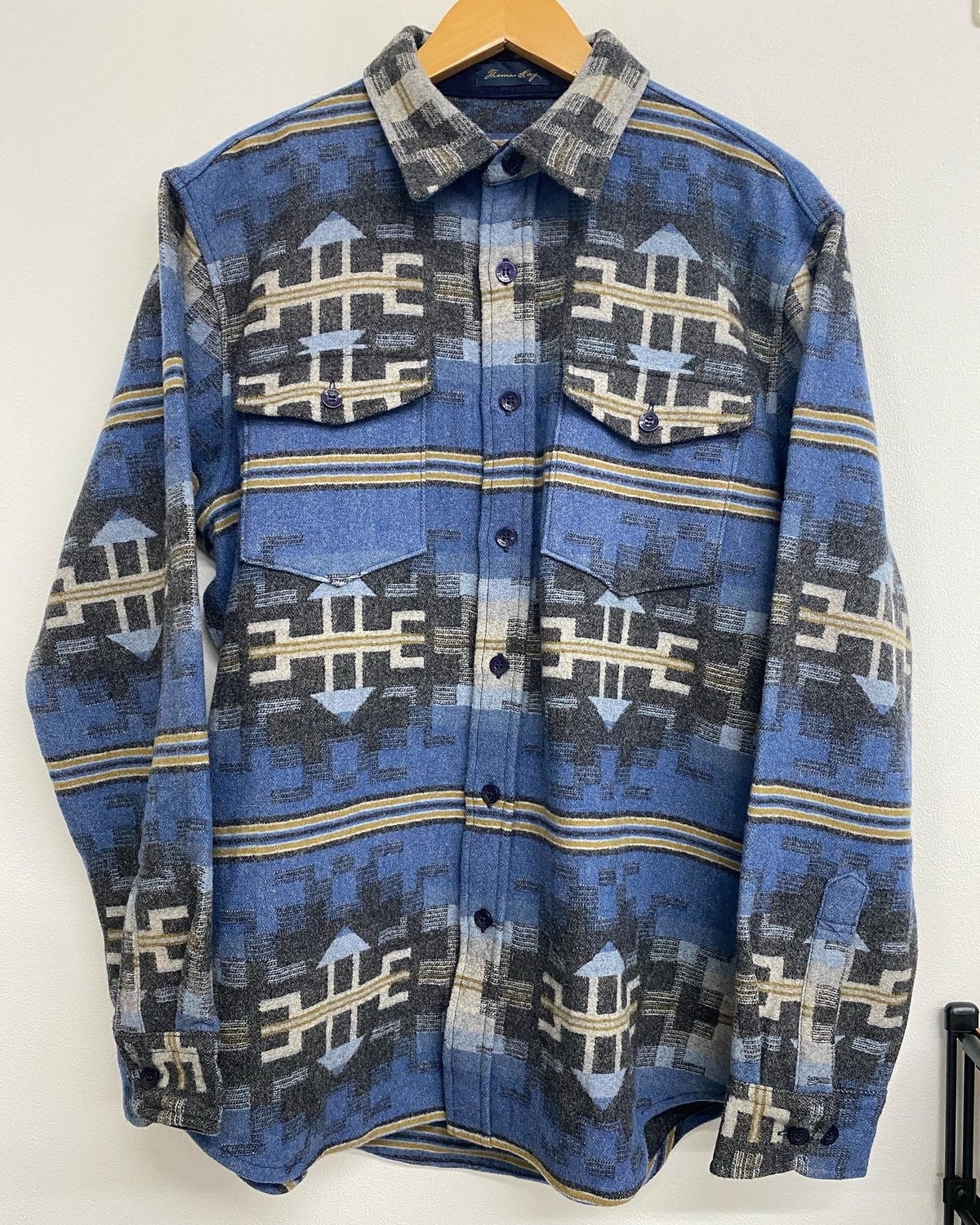 Pendleton "Thomas Kay" Native Pattern Heavy Flannel Shirt/L | ACIDHOUSE ...