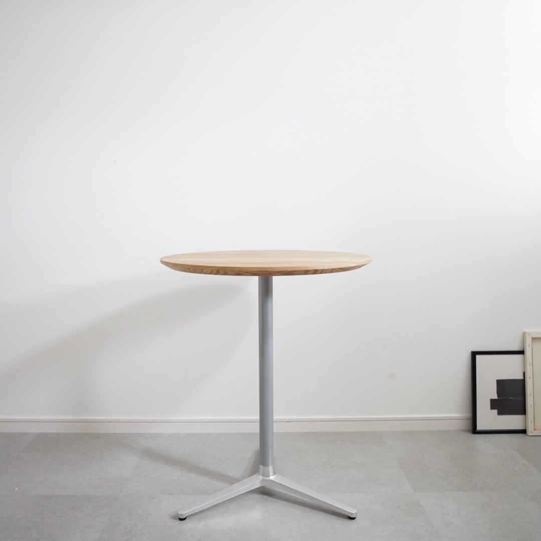 カフェテーブル 丸テーブル 60cm オーク 無垢 円形 ラウンド カフェテーブル 丸テーブル 60cm オーク 無垢 円形 ラウンド