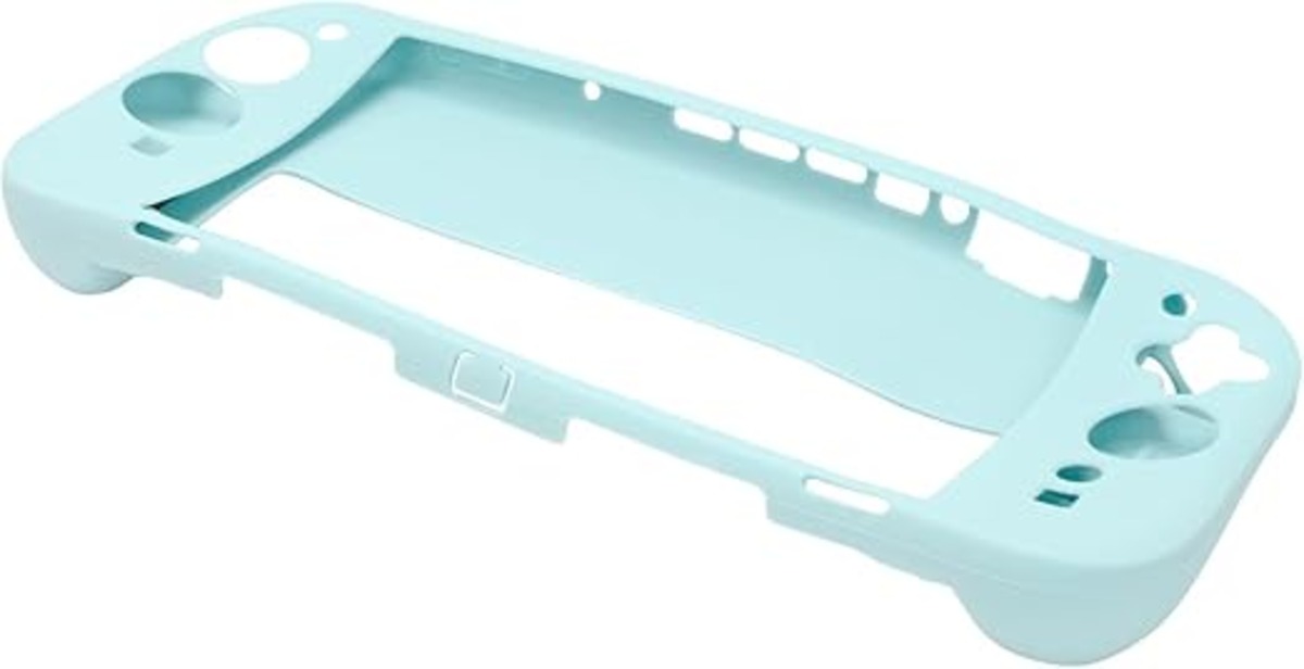 [ゲームテック] スイッチ2対応 本体カバー オープン設計 新型シリコングリップ Switch 2 ライトブルー a | hero01