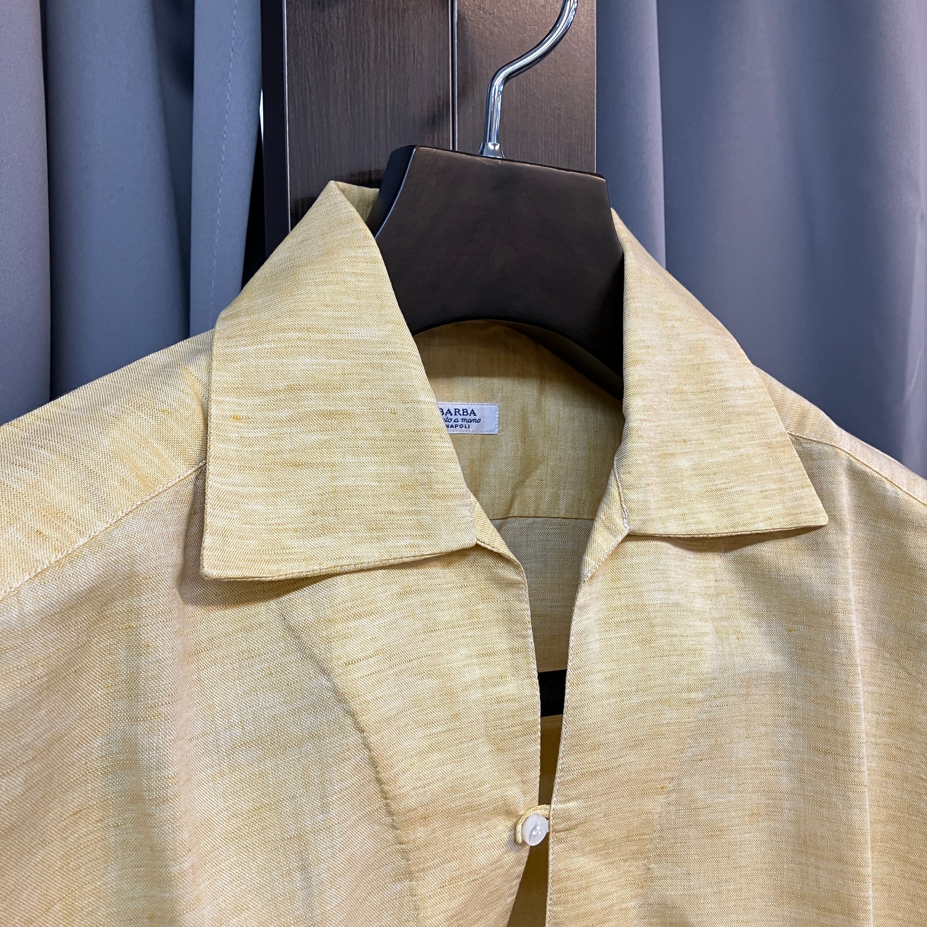 BARBA LINEN/COTTON CAPRI SHIRT《XS》 | safarionline