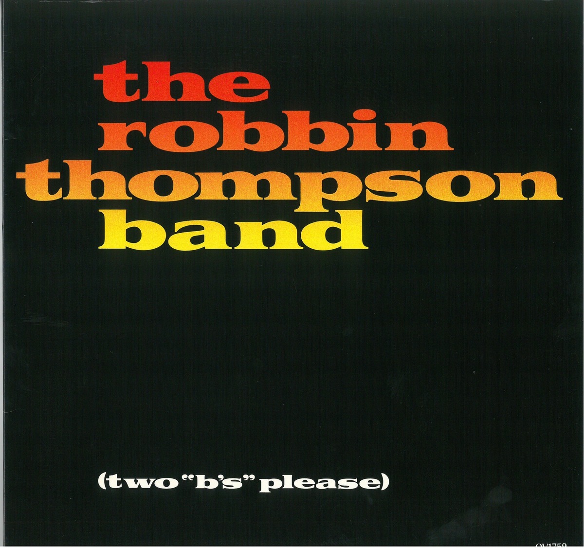 THE ROBBIN THOMPSON BAND / (Two "B's" Please) (LP) USA盤 | 弦曲堂 Americana ...