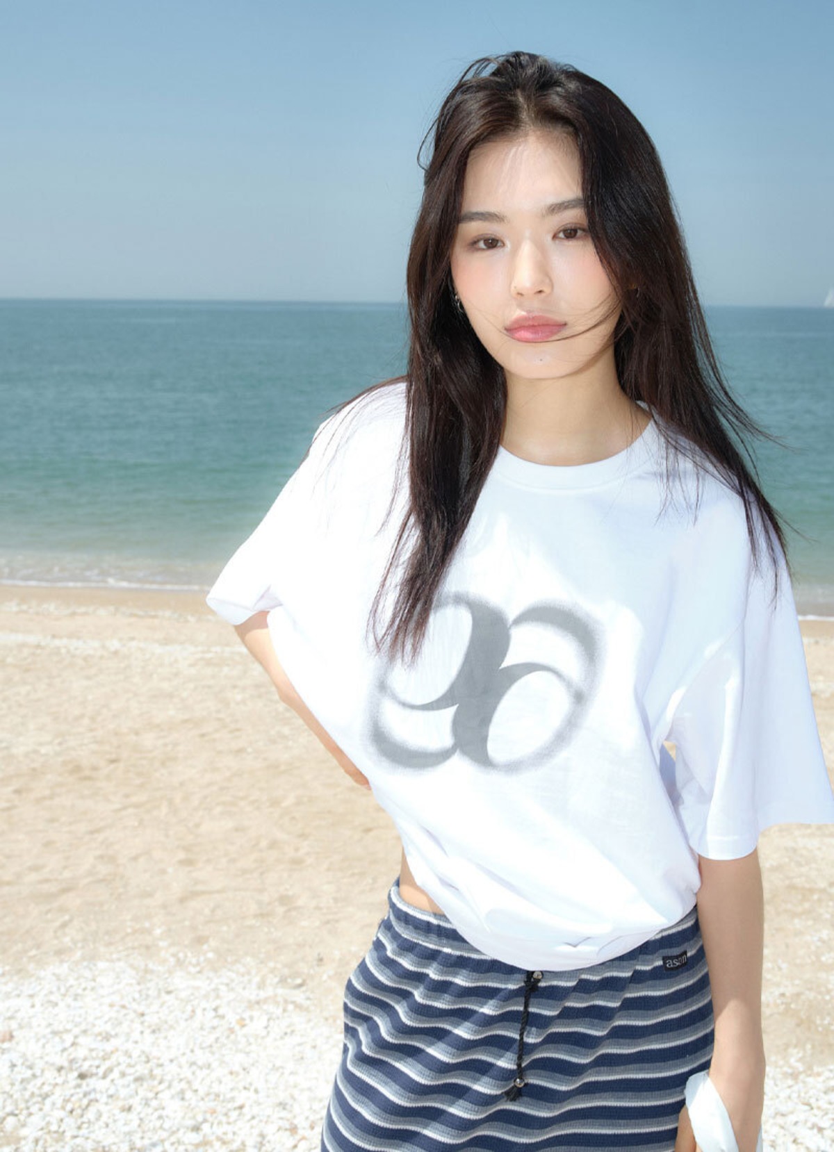 [as”on] HOLIDAY OVERFIT T-SHIRT / WHITE 正規品 韓国ブランド 韓国通販 韓国代行 韓国ファッション ...