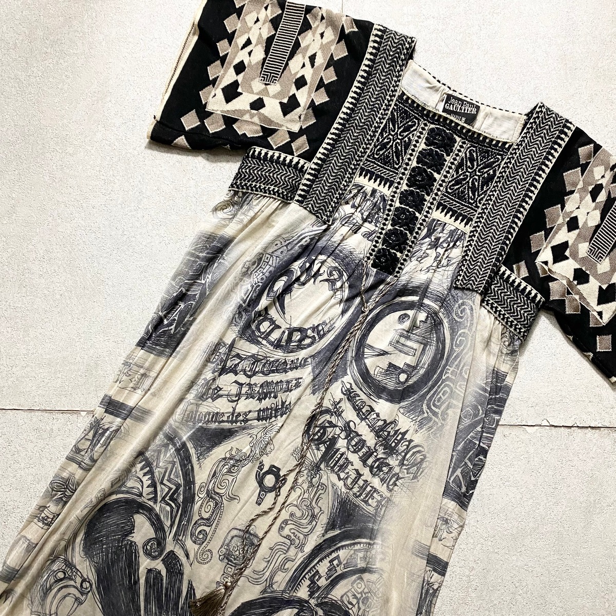 JEAN PAUL GAULTIER MAILLE FEMME switching one piece “maya” | NOIR ONLINE