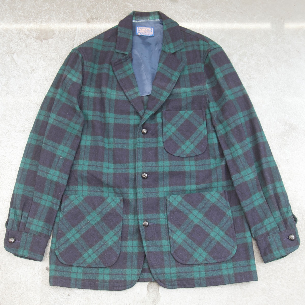 Pendleton テーラードジャケット ブラックウォッチ 80s usa製 | doors clothing store
