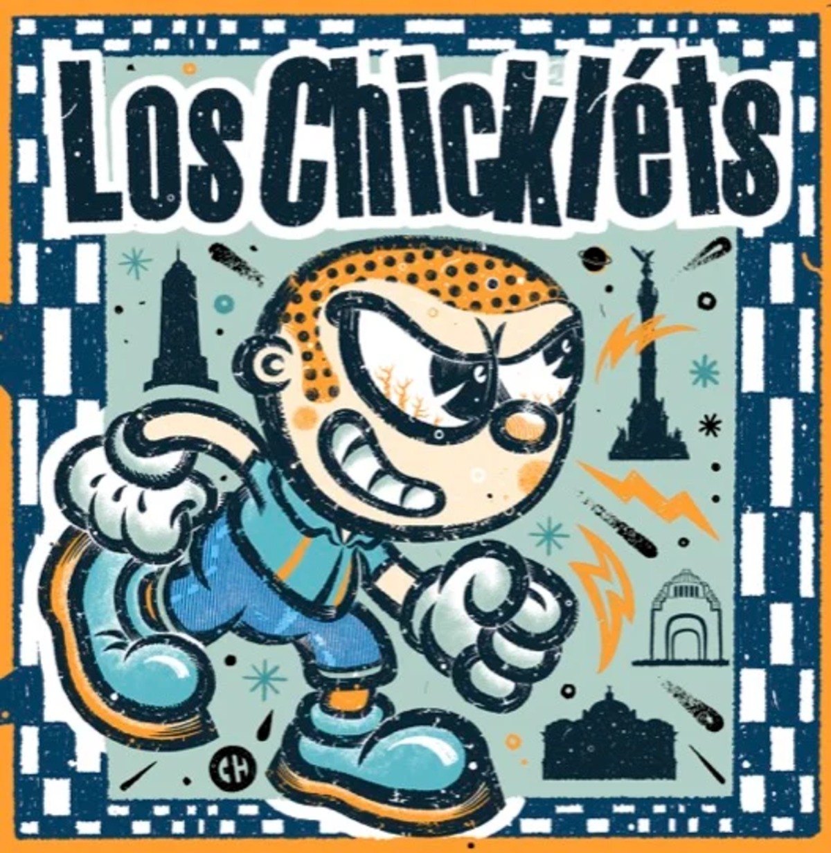 LOS CHICKLÉTS - Skally Town / Aléjate | FUNHOUSE RECORDS