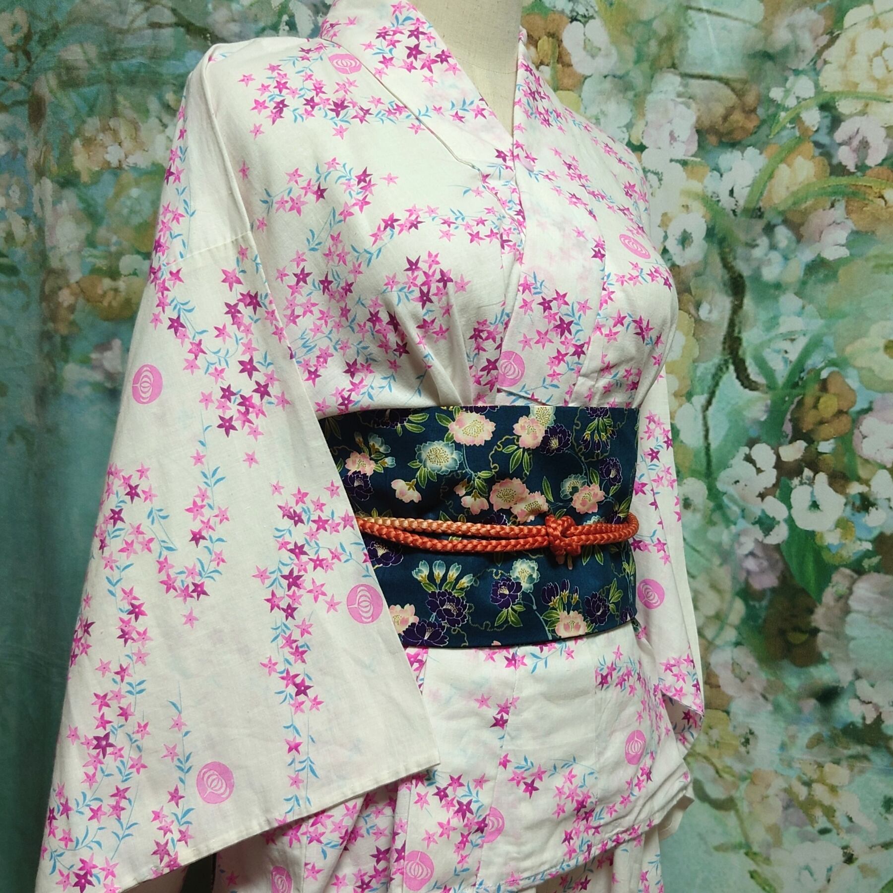 28日限定大人の兵児帯 iichi 着物リメイク