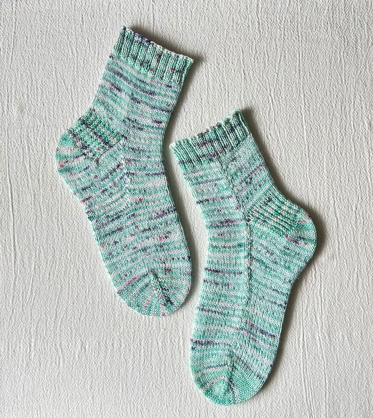 No.301 melon soda socks | knit nikko