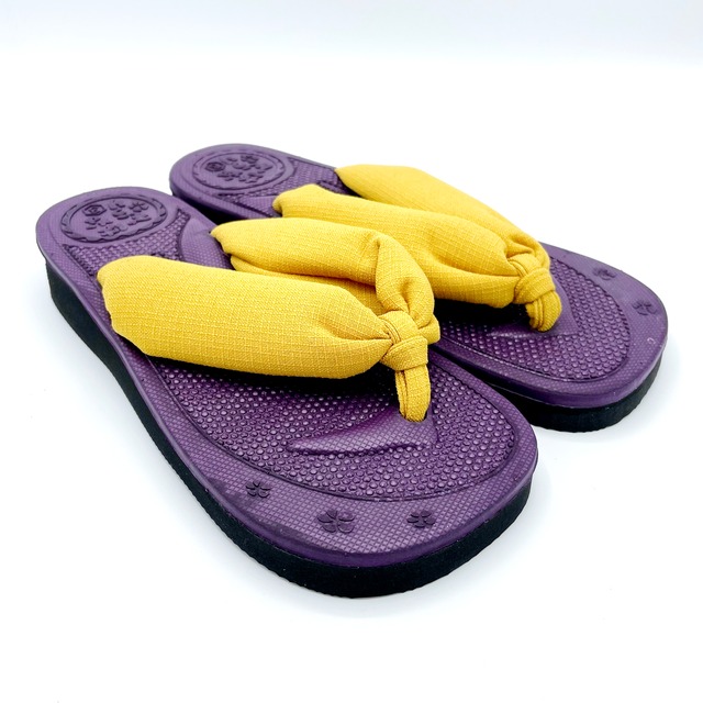 はなぞうり 紫/マスタード 007 | HANA ZORI