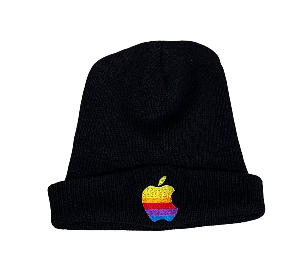90s Apple Beanie USA アップル ビーニー アメリカ製 ブラック | geeds