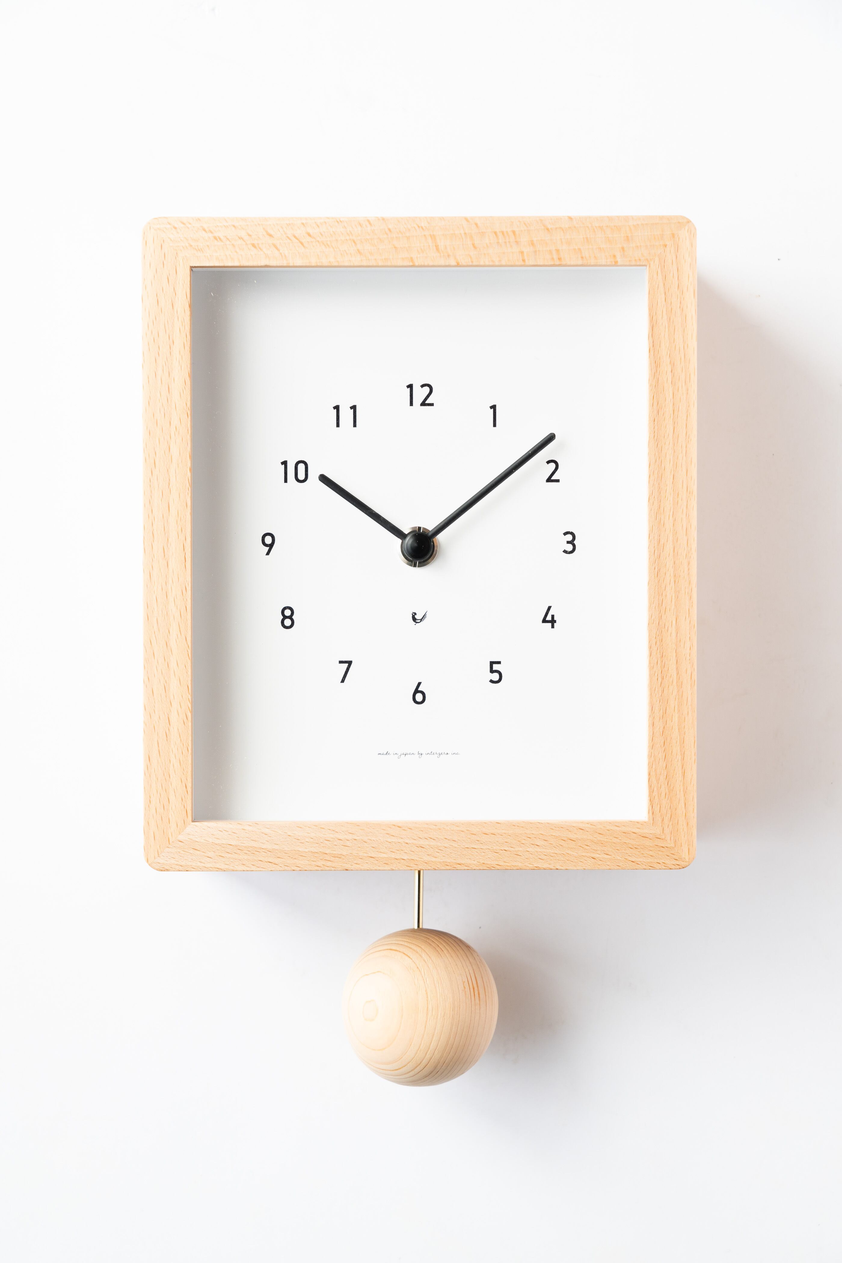 【2024新商品】Blanc CLOCK NATURAL | シャンブル【CHAMBRE】byインターゼロ