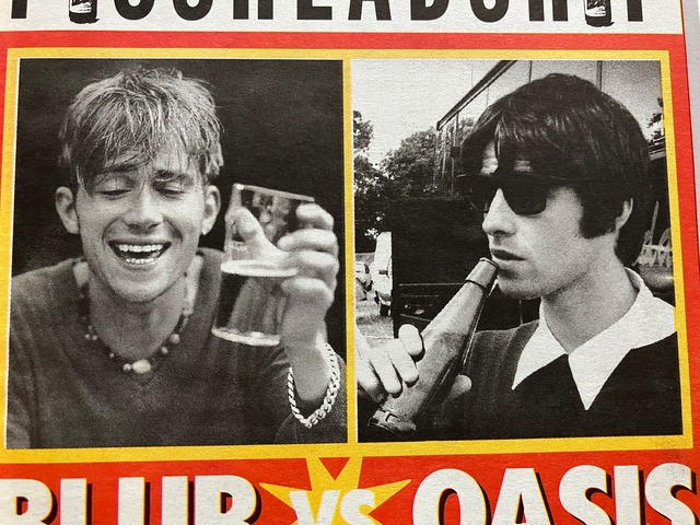 1995/Blur vs Oasis/ A4額付き | woodmarquee