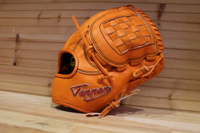 【限定】高校野球対応Teppen てっぺんグローブ 硬式グローブ 内野手用 〈MIE-〉Platinum LINE | ミツウマスポーツ