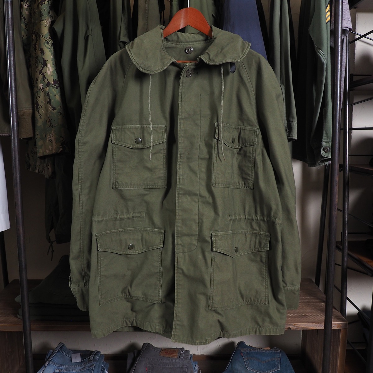 60’s “US.Airforce” Cattle jacket M-L | 古着屋シミー