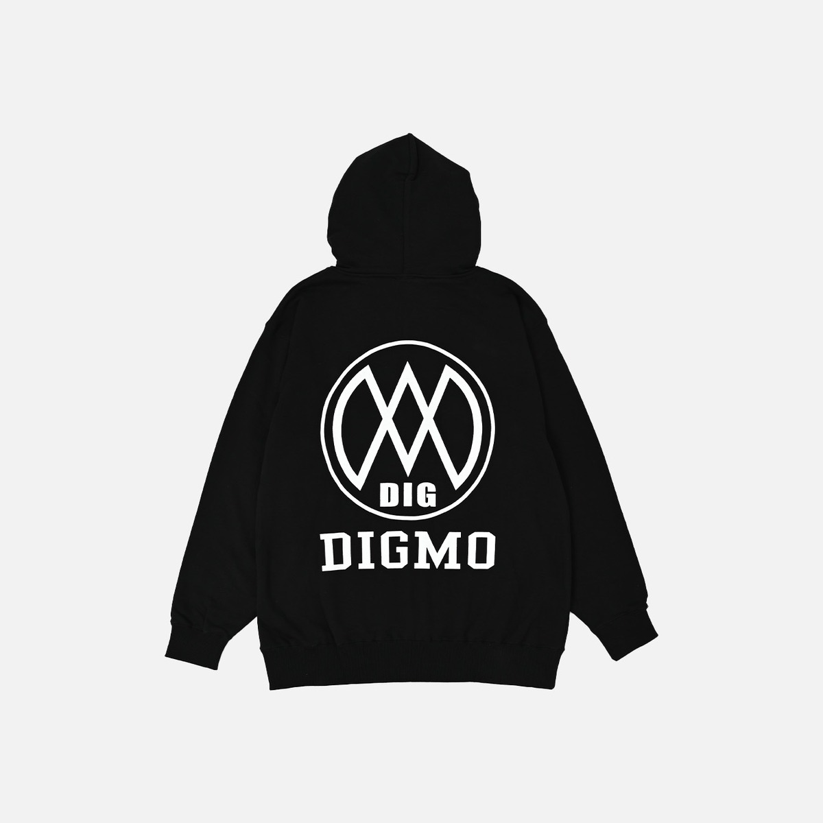 オフィシャルロゴジップフーディ [OZH01] | DIGMO（ディグモ）｜オーバーサイズストリートブランド