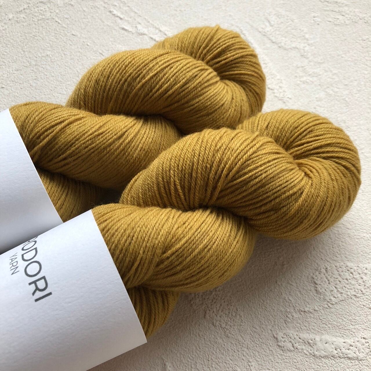 Basic Sock 【Mustard Yellow】 | IRODORI YARN | 手染め毛糸専門店