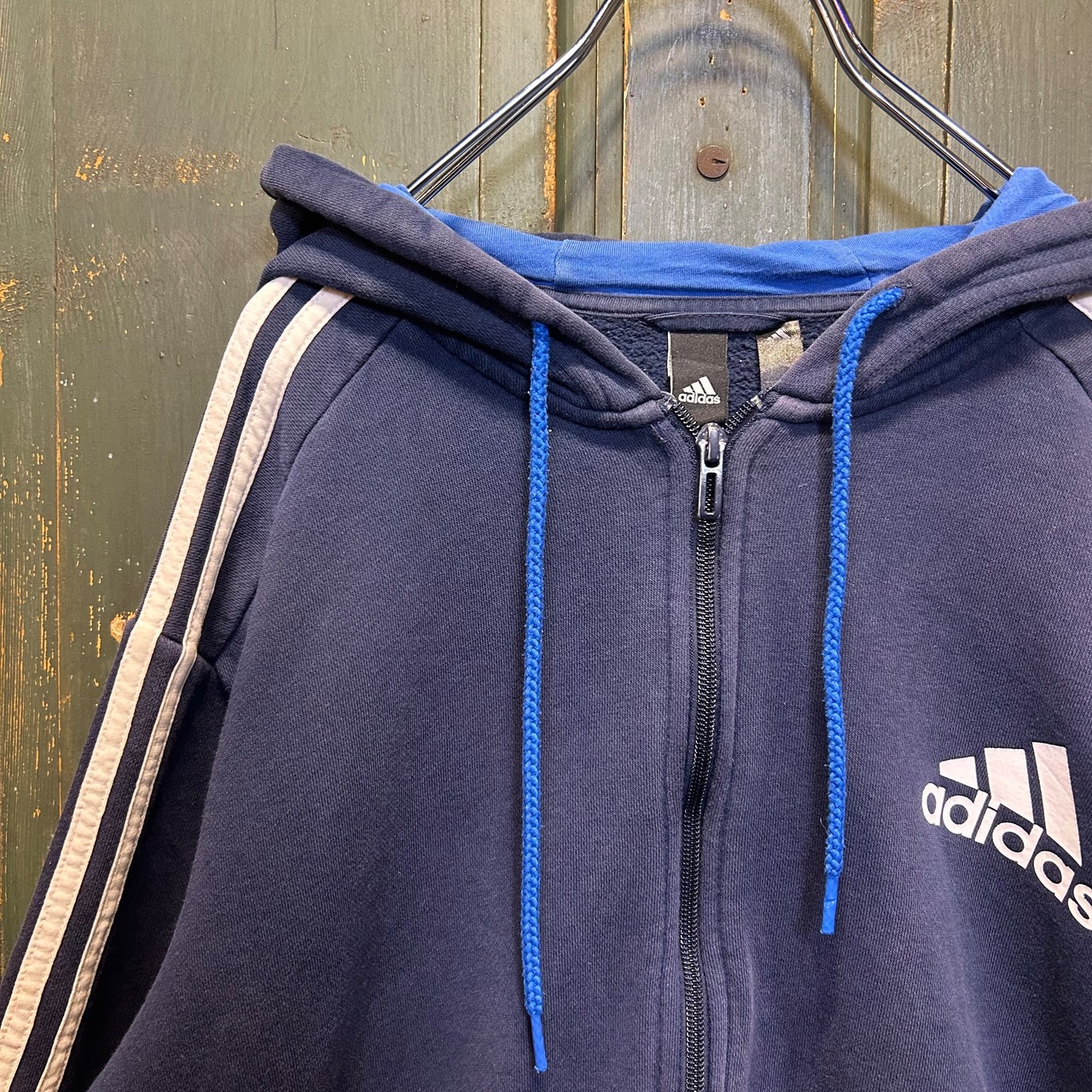 "adidas navy color sweat zip hoodie" | NER ネル 下北沢 古着屋 vintage junk art ...