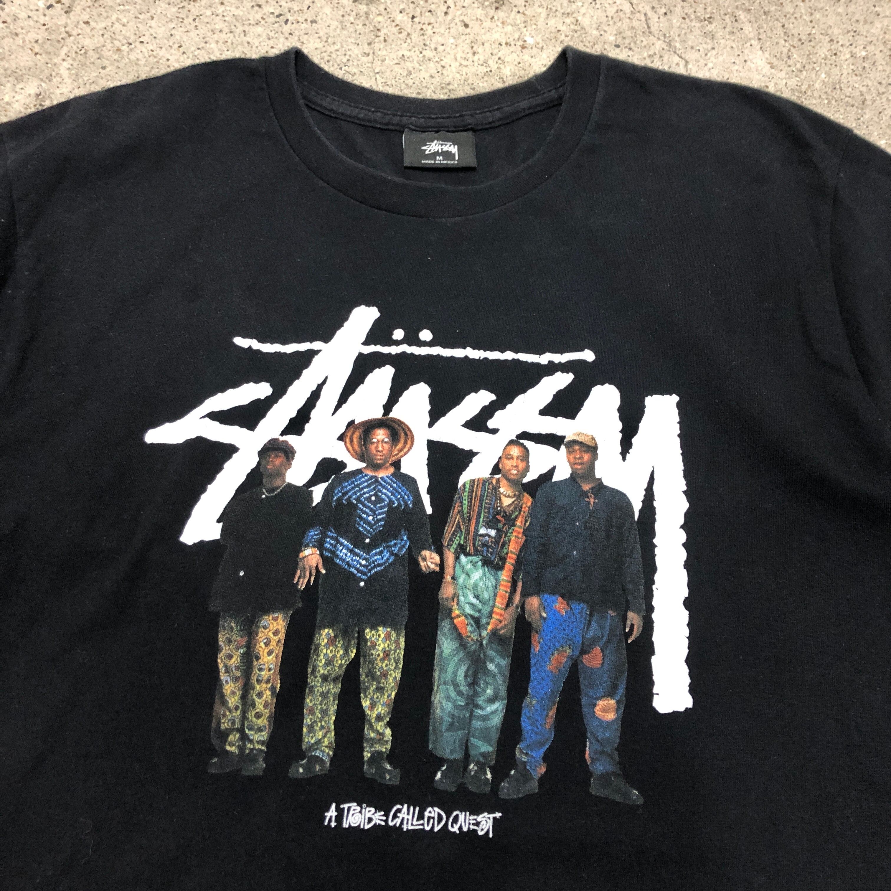 STUSSY × A TRIBE CALLED QUEST/35周年記念/Photo print Tee/M STUSSY × A TRIBE CALLED QUEST/35周年記念/Photo print Tee/M