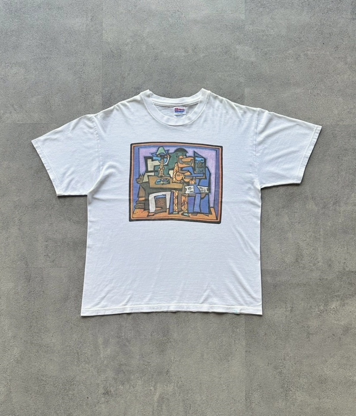 Vintage 90~00's Art T-shit -Pablo Picasso/Three Musicians- | SNATCHED ...