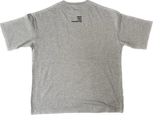 LNOB ORIGINAL LOGO TEE [MIX GREY] | NPO法人 LEAVE NO ONE BEHIND サポートグッズ