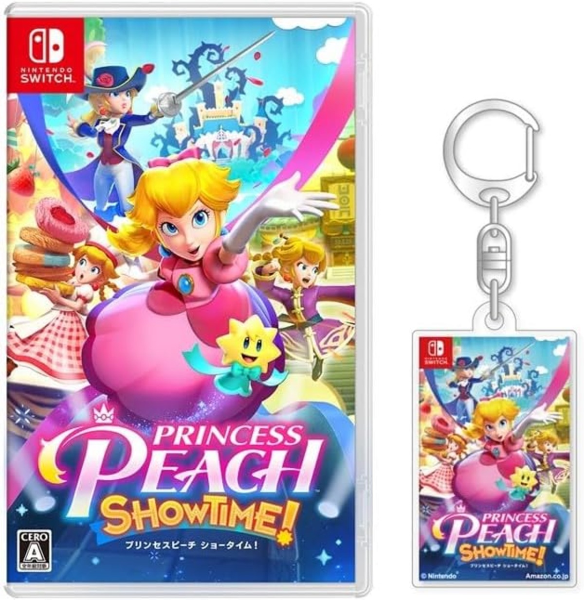 プリンセスピーチ Showtime! -Switch (【Amazon.co.jp限定特典】オリジナルアクリルキーホルダー 同梱) a | hero01