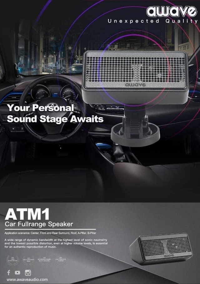 【国内正規品】awave ATM1 小型フルレンジスピーカー | carvery