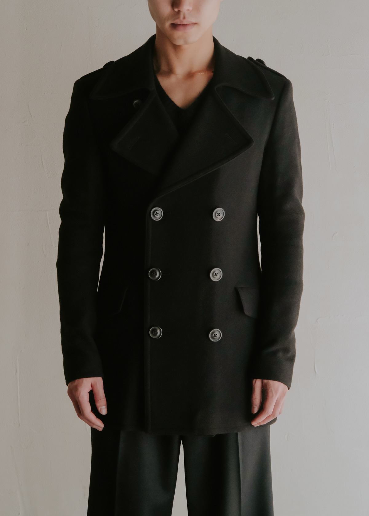 Martin Margiela 05AW wool military P coat | CETTEN