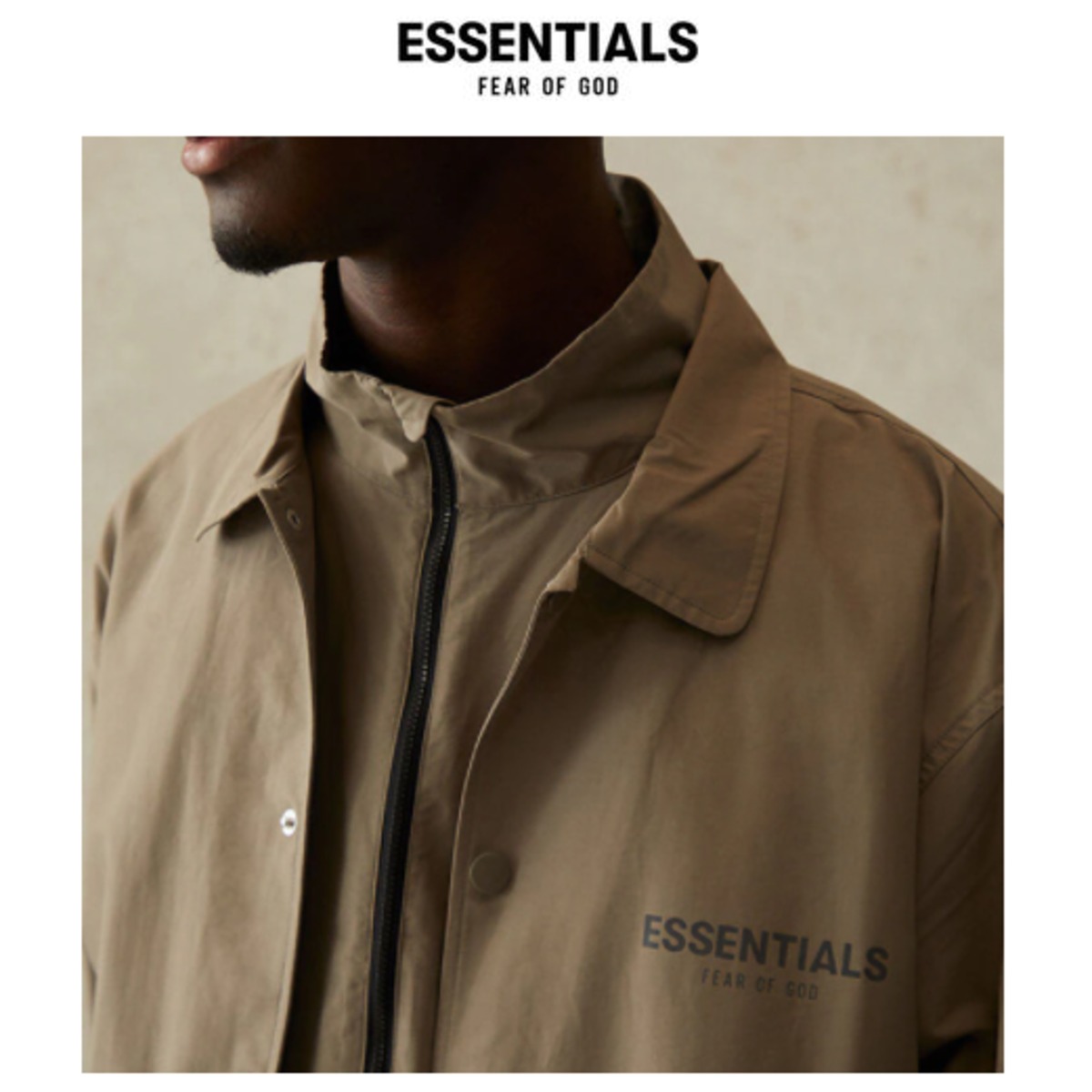 【FEAR OF GOD】ESSENTIALS コーチ ジャケット | CELEV
