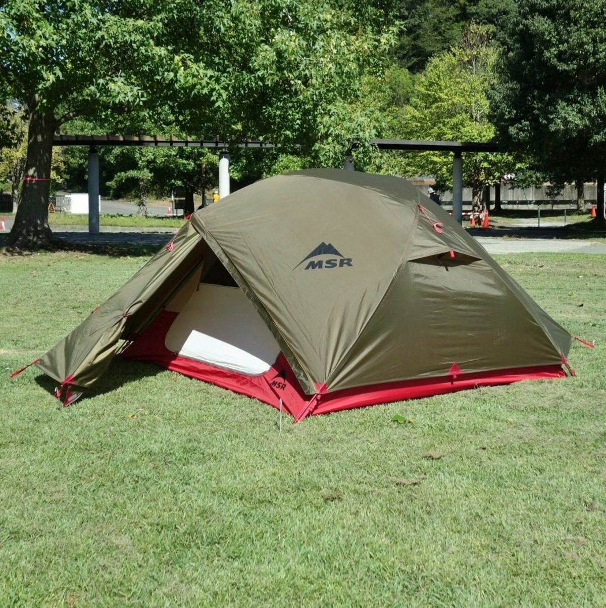 極美品 MSR elixir 3 エリクサー3 ヨーロッパモデル グリーン 3人用 ドーム型 山岳 テント キャンプ アウトドア cg10me ...