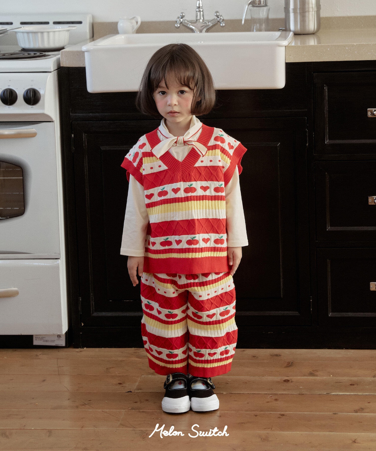 [予約] Flute Knit Vest Set | Liebling premium