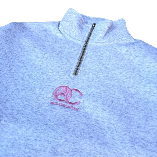 "CANARCHY LOGO" HALF ZIP WIDE SWEAT | addcreative_official_shop