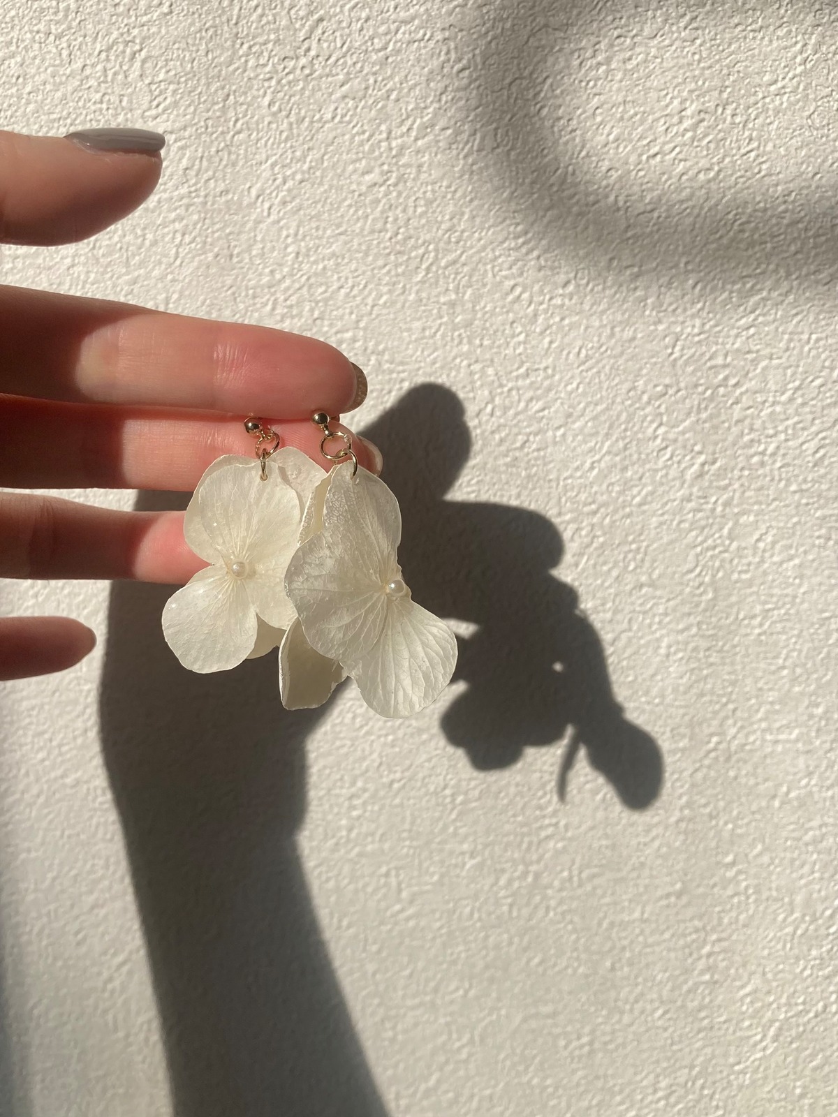 紫陽花ゆらゆらイヤーアクセサリー | SOBANI