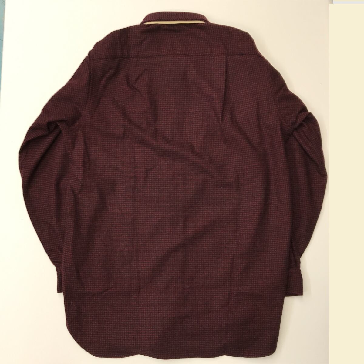 PENDLETON ペンドルトン 50年代 デッドストック USA製 タグ付き ピン・チェックウールシャツ 超ビンテージ メンズXL バーガンディー | 古着屋 EAGLEBASE イーグル ...