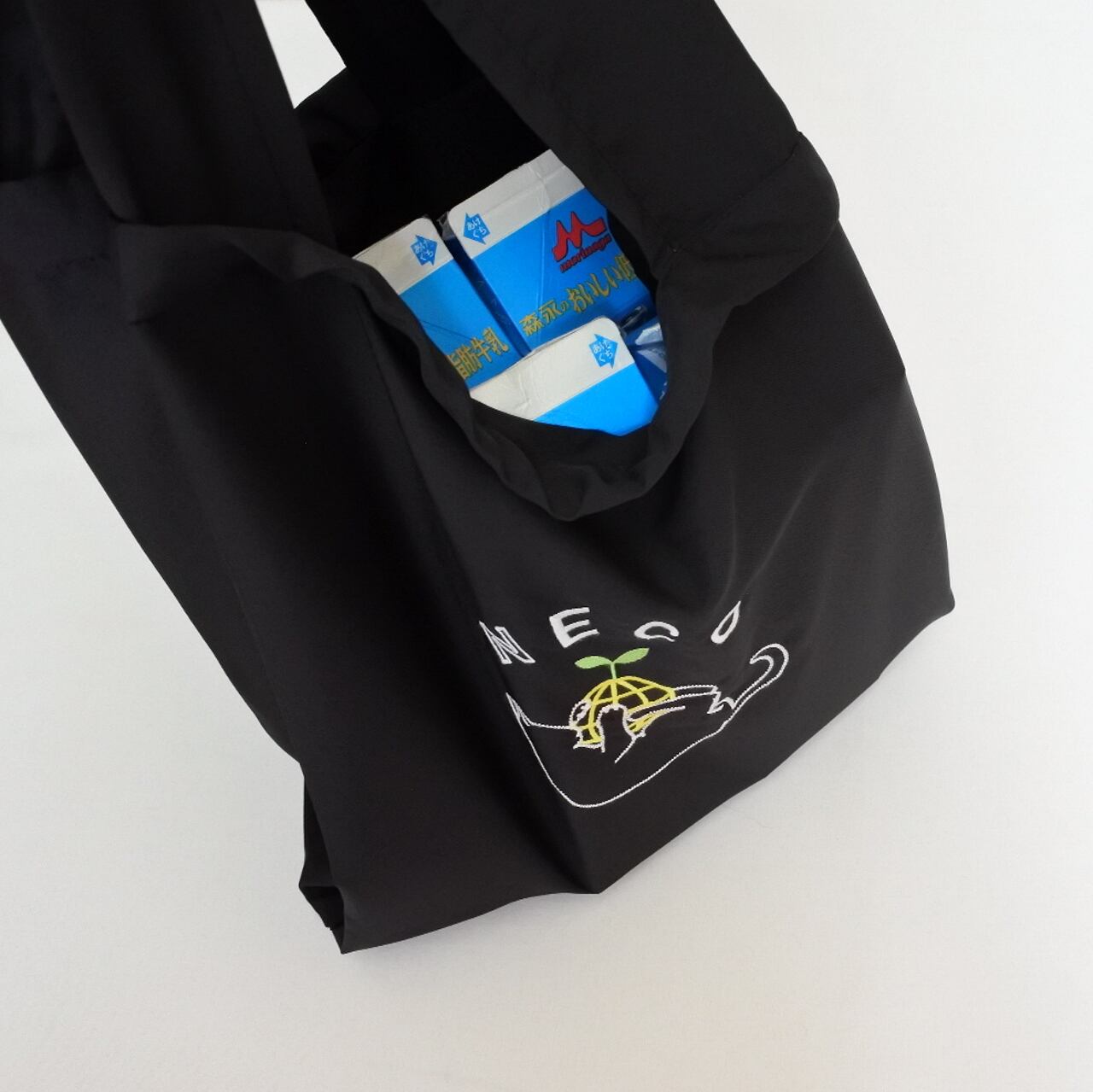 NECOバッグ〔ネコのエコバッグ〕ブラック | コイトネコ