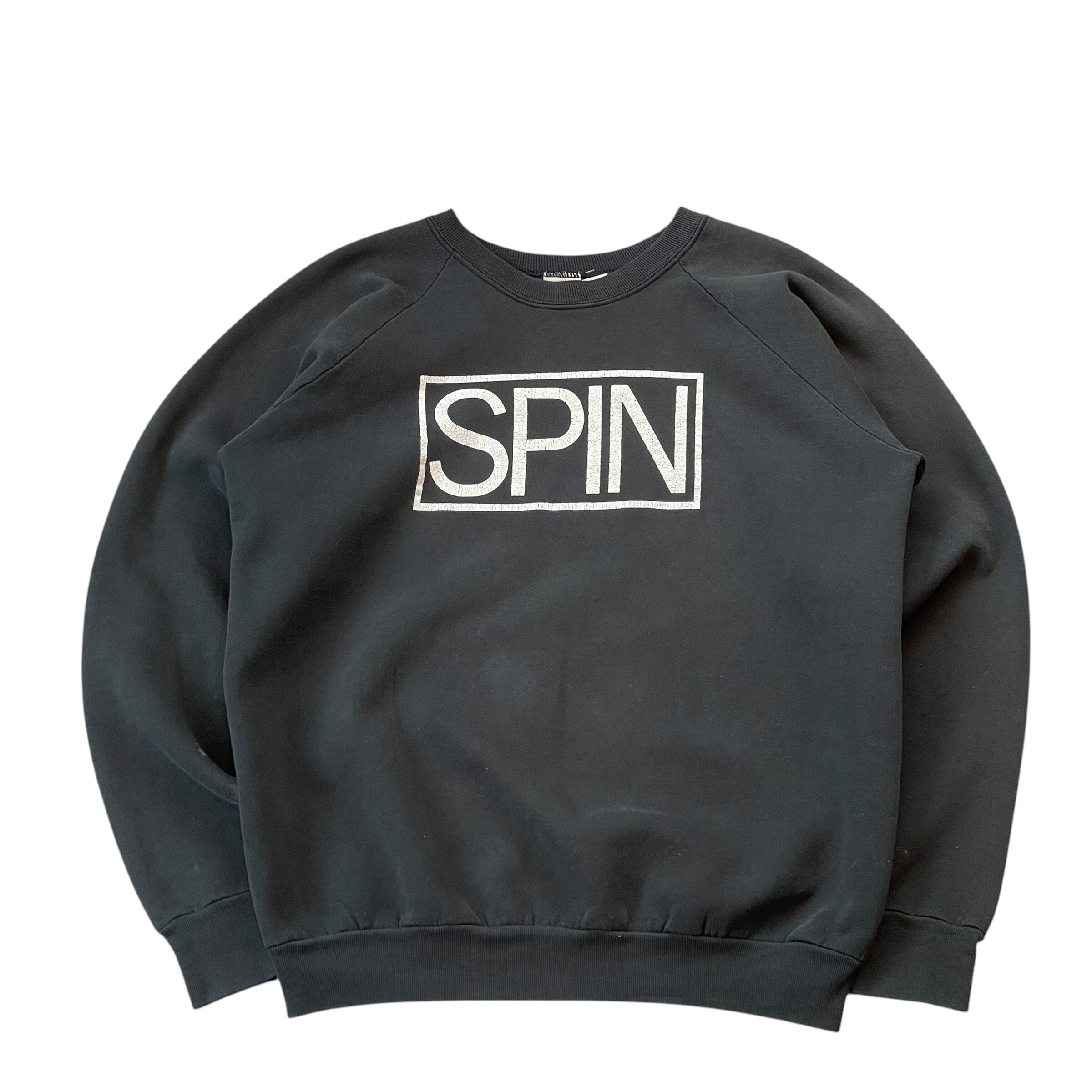 1980s SPIN MAGAZINE raglan sweat | Pay ID