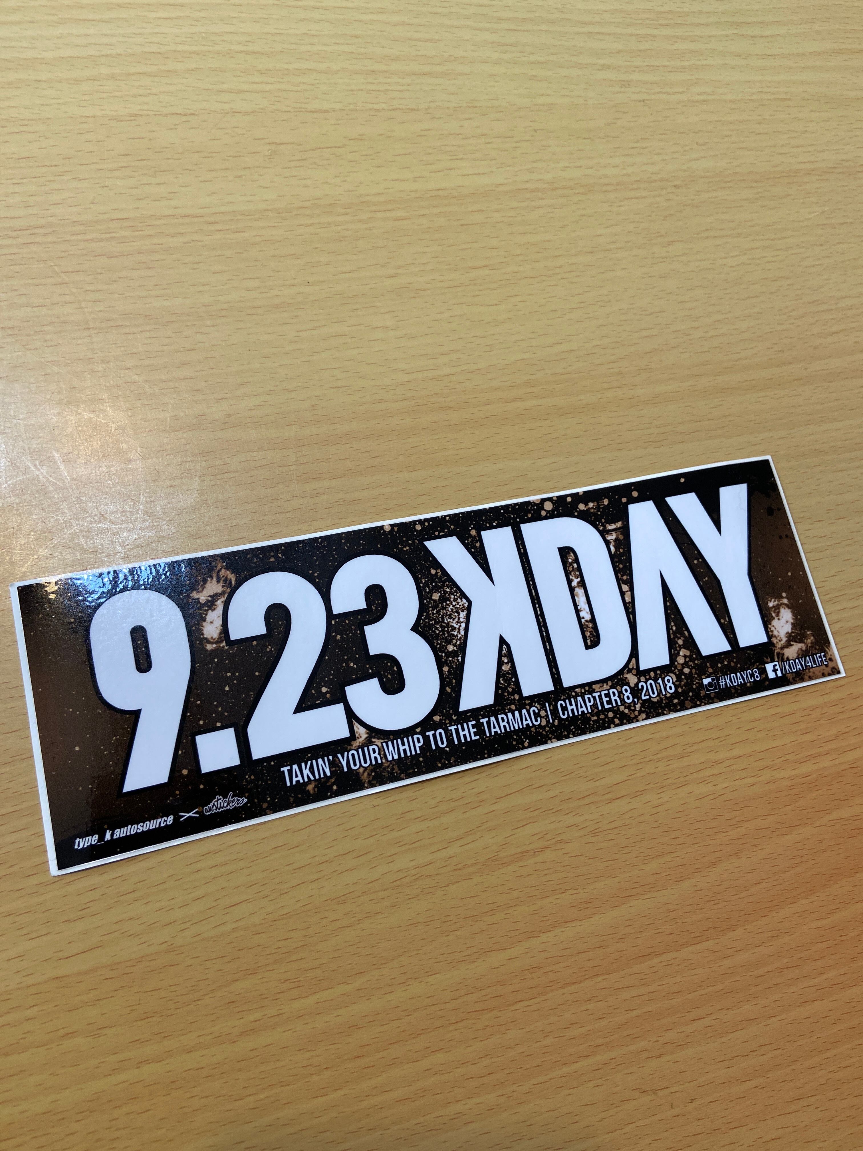 Kday‼︎ Chapter8 AW Stickerコラボデカール | Kday!! Sendai official store