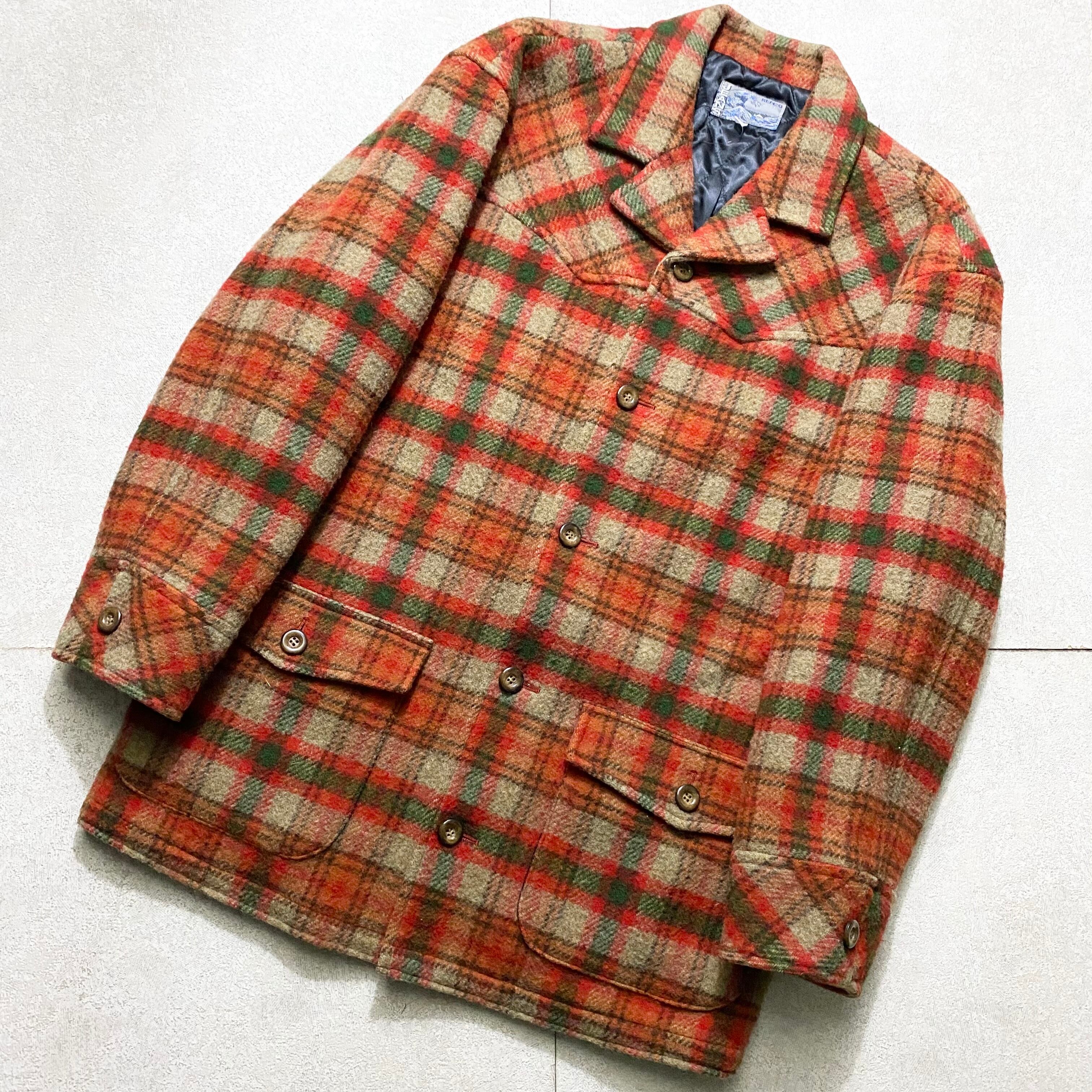 vintage KENZO JEANS check pattern padding ranch jacket | NOIR ONLINE