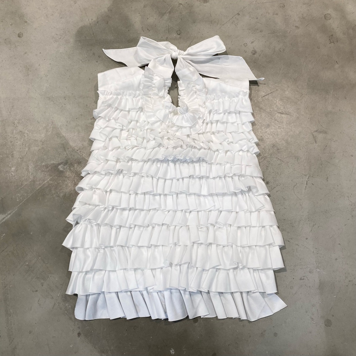 frill トップスWhite | SHEEPMAN WONDER