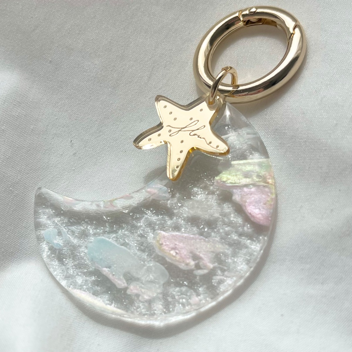 moon key ring | flow