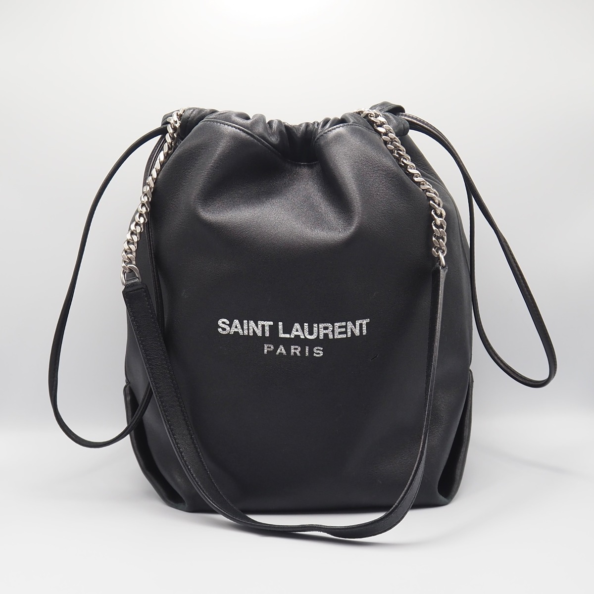 1/11掲載 SAINT LAURENT テディ レザー ショルダーバッグ サンローラン 付属品付き | 2122TOKYO