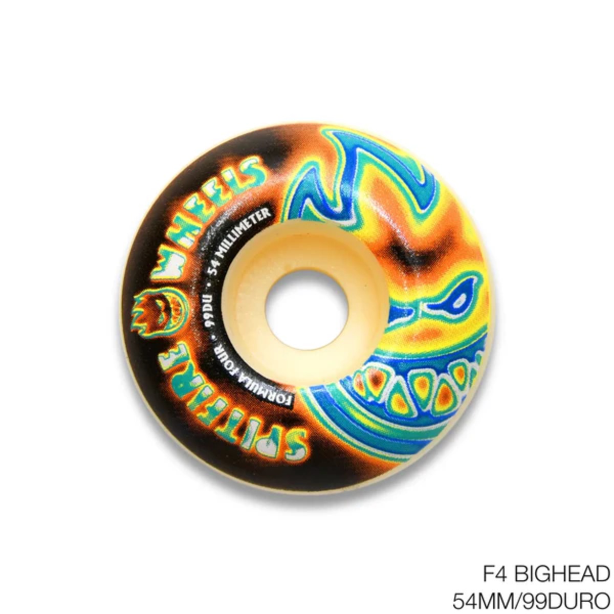 SPITFIRE WHEELS F4 RADIOACTIVE 54MM 99A | GOOD TIMES