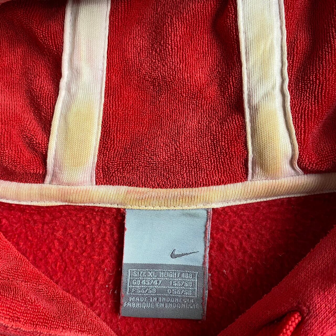 ビッグサイズ NIKE ナイキ COR72Z チームロゴ 刺繍 プルオーバーパーカー メンズ2XL相当 古着 スウェットパーカー スウォッシュ ...