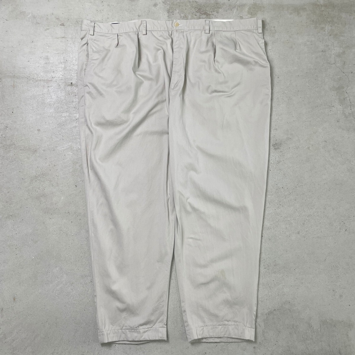 90年代 Polo by Ralph Lauren ポロバイラルフローレン ANDREW PANT 2タック ワイドチノパンツ スーパービッグ ...