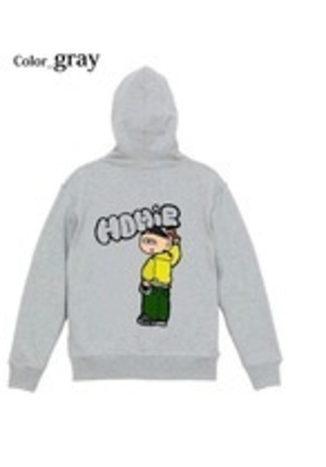 HOMIE HOODIE GLAY | Homie05