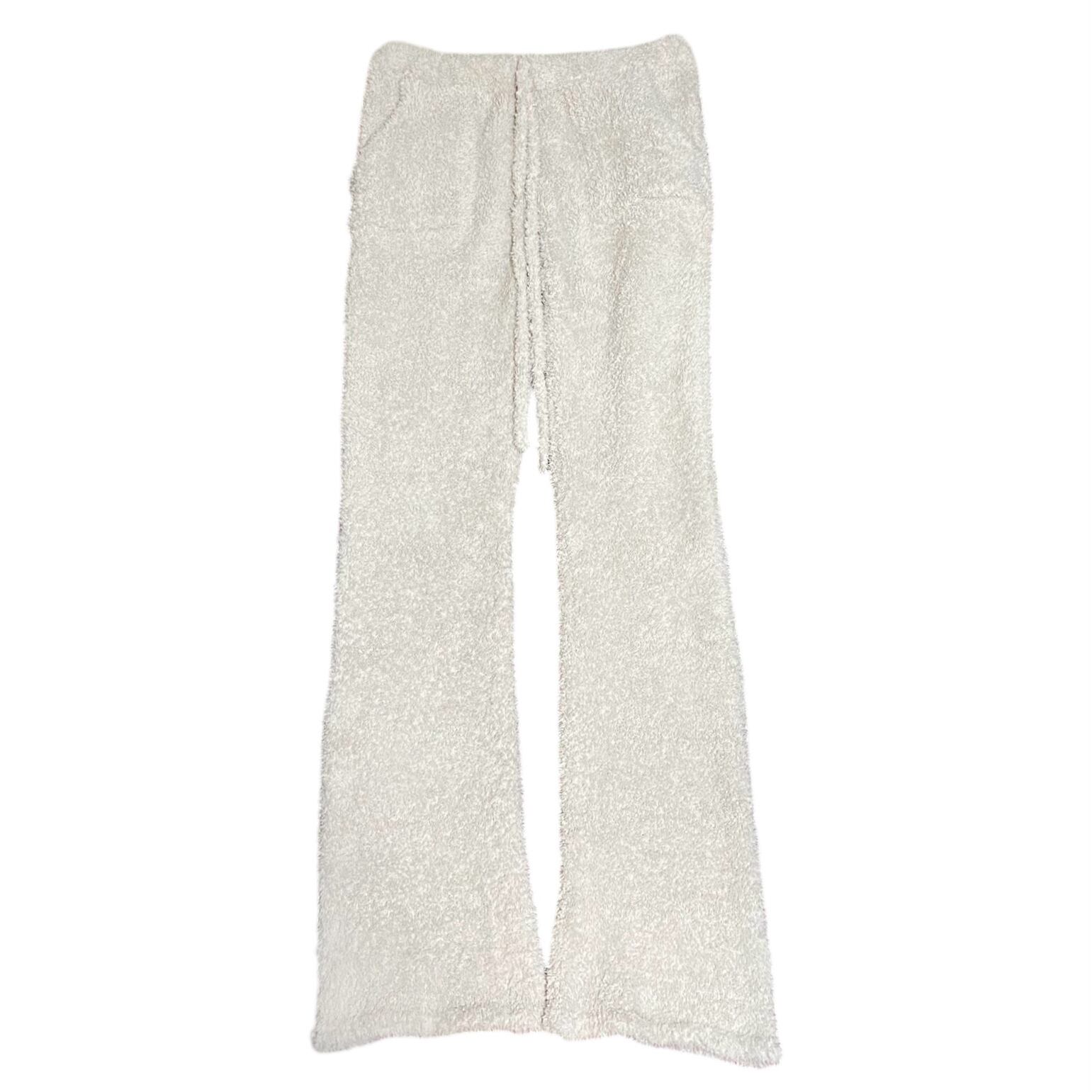 Fur long length wide sweatpants | Pay ID