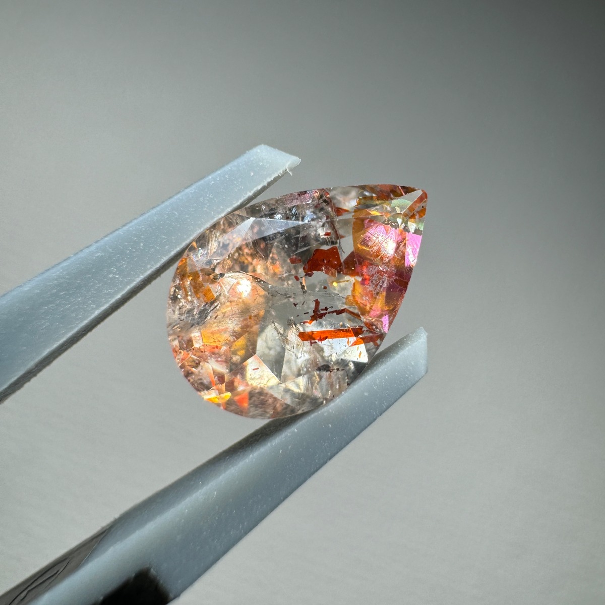 サンストーン タンザニア産 〜ギラギラ透明赤札〜 1.47ct | GEMマニ屋